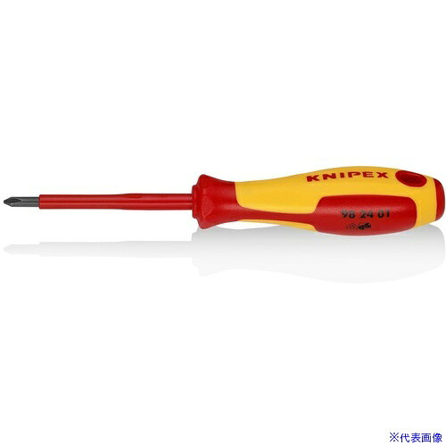 オレンジブック トラスコ中山　TRUSCOKNIPEX 絶縁ドライバー(+)PH1 〔品番:982401〕[ 注番:7769784]特長●楕円形のグリップにより、転がりにくい形状です。仕様●刃先：［［＋］］No.1●軸長(mm)：80●全長...