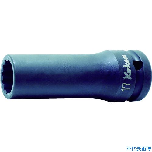 オレンジブック トラスコ中山　TRUSCOKo−ken インパクト12角ディープソケット 差込角12.7mm 対辺17mm 〔品番:14305M17〕[ 注番:7772734]特長●ボルト／ナットに接する開口部(12角)はもちろんのこと、差...
