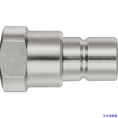 オレンジブック トラスコ中山　TRUSCO日東 S210カプラ 高圧用相手側取付サイズR1耐圧力(MPa)31(02363) 〔品番:S2108PSUSFKM〕[ 注番:7780737]特長●耐食性に優れたステンレス製です。●独自の内面シー...