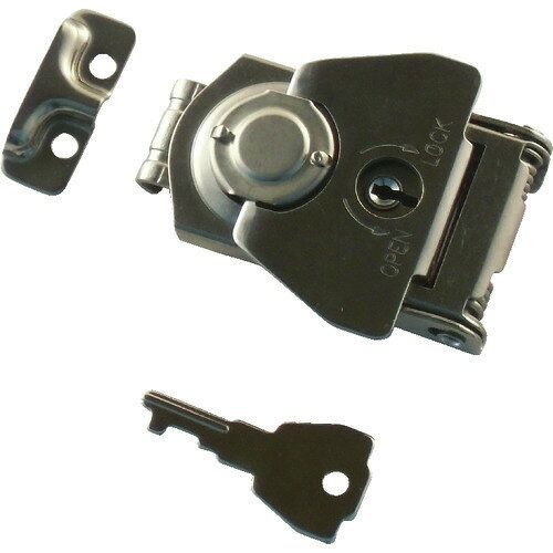 オレンジブック トラスコ中山　TRUSCOTRUSCO 回転ファスナー 鍵付 SUS304 〔品番:P1040〕[ 注番:7787138]特長●つまみを回すことで締め付けが可能です。●ステンレス製で耐食性に優れています。仕様仕様2●本体取付...