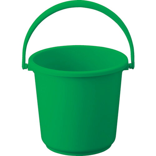 オレンジブック トラスコ中山　TRUSCOTRUSCO PPカラーバケツ 15L 緑 〔品番:TPPB15GN〕[ 注番:7805012]特長●肉厚で強度あるスタンダードのカラーバケツです。●食品衛生法適合品です。●HACCP対策など区域別...