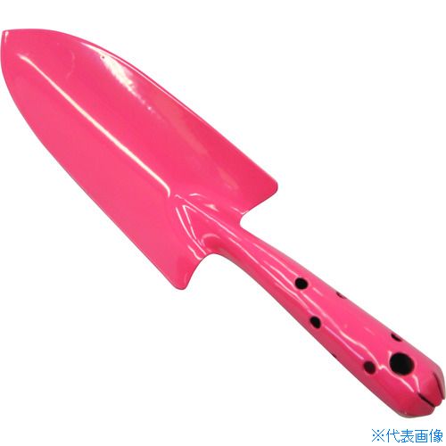 オレンジブック トラスコ中山　TRUSCO金象 カラー 移植コテ ピンク 〔品番:150974〕[ 注番:7807899]特長●オールスチール製の丈夫な移植コテです。用途●花壇、プランターなどの土入れ、土出し、苗の植え替え作業。仕様●全長(...