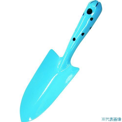オレンジブック トラスコ中山　TRUSCO金象 カラー 移植コテ ブルー 〔品番:150998〕[ 注番:7807911]特長●オールスチール製の丈夫な移植コテです。用途●花壇、プランターなどの土入れ、土出し、苗の植え替え作業。仕様●全長(...