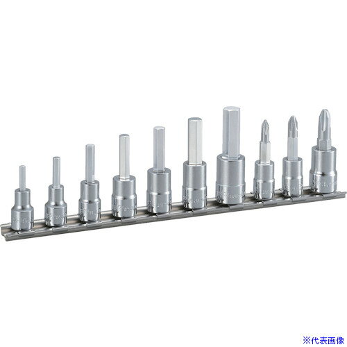オレンジブック トラスコ中山　TRUSCOTONE ヘキサゴンソケットセット(ホルダー付)インチサイズ 10pcs 〔品番:HHB210〕[ 注番:7811292]特長●ラチェットハンドルに差し込んで使用することにより六角穴付ボルトの締め付...