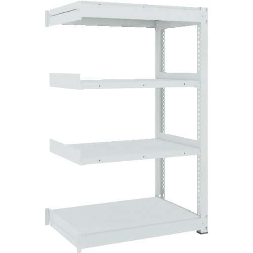 オレンジブック トラスコ中山　TRUSCOTRUSCO TUG型中量棚450kg 連結 900X626XH1500 4段 〔品番:TUG45053L4B〕[ 注番:7830017]特長●完全ボルトレス構造のため、工具なしで組み替え・段替えが...