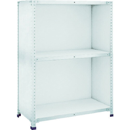 オレンジブック トラスコ中山　TRUSCOTRUSCO 軽量150型背側板付棚 W900XD300XH1200 3段 〔品番:TLA43K23〕[ 注番:7831285]特長●開放棚の外側から背板・側板を取り付けるので、自在棚受けを使用でき...