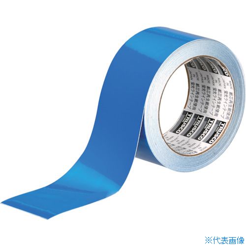 オレンジブック トラスコ中山　TRUSCOTRUSCO 蛍光ラインテープ50mmx10m ブルー 〔品番:TLK5010B〕[ 注番:7831871]特長●鮮やかな蛍光色のラインテープです。●照明によって蛍光を発し鮮明に見えるため、強い注意...