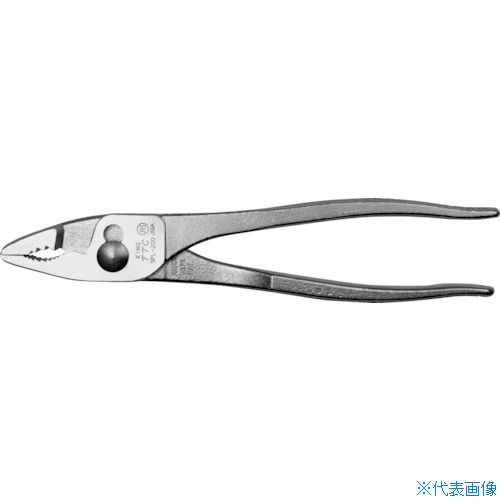 オレンジブック トラスコ中山　TRUSCOTTC KingTTC スリムプライヤー 全長207mm 〔品番:SPL200〕[ 注番:7844468]特長●薄型ヘッドと非対称ノコ刃で狭いところでも部品をガッチリ挟んで離しません。●新カシメ構造...