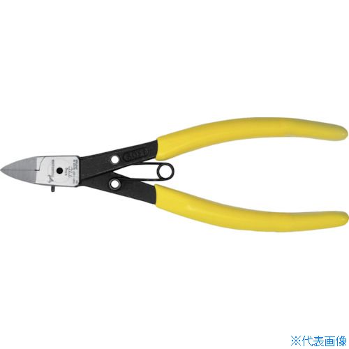 オレンジブック トラスコ中山　TRUSCOTTC KingTTC フラットタイプ スリムニッパー バネ付 〔品番:SNP145F〕[ 注番:7852223]特長●先端を細長くし、成型品やランナーに邪魔されずにゲート切りができます。仕様●全長...