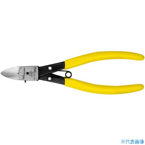オレンジブック トラスコ中山　TRUSCOTTC KingTTC スリムニッパー ラウンドタイプ バネ付 全長168mm 〔品番:SNP165R〕[ 注番:7852258]特長●先端を細長くし、成型品やランナーに邪魔されずにゲート切りができ...