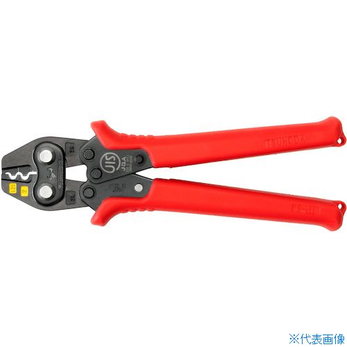 オレンジブック トラスコ中山　TRUSCOTTC 圧着工具 裸圧着端子・スリーブ用 TP‐2 〔品番:TP2〕[ 注番:7852959]特長●圧着荷重をJIS基準比最大48.7％軽減しました。●仮押さえ可能です。●スリーブを潰さず電線の差込...