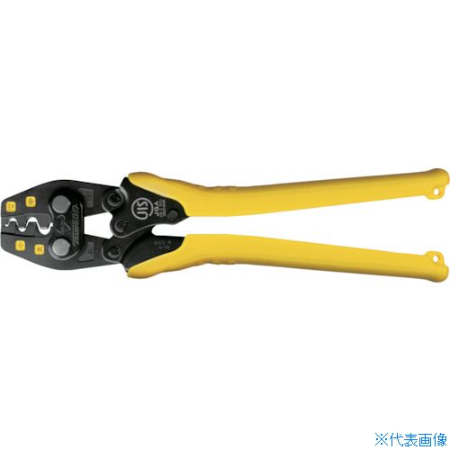オレンジブック トラスコ中山　TRUSCOTTC 圧着工具 リングスリーブ用 TP‐R 〔品番:TPR〕[ 注番:7852983]特長●電気工事技能試験必携工具です。●作業効率アップの両面カラーマーカー仕様です。●仮押え可能で、電線の差し込...