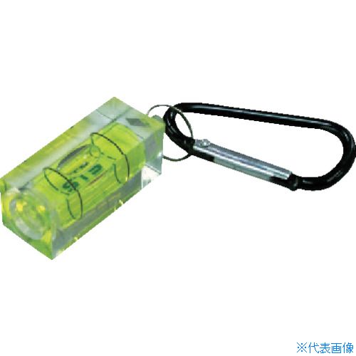 オレンジブック トラスコ中山　TRUSCOSTS キーホルダー型水平器 WS35Y 〔品番:WS35Y〕[ 注番:7853807]特長●測定対象物の色に影響されず気泡が見やすいホワイトスクリーン面を採用してます。●携帯に便利なカラビナ付です...