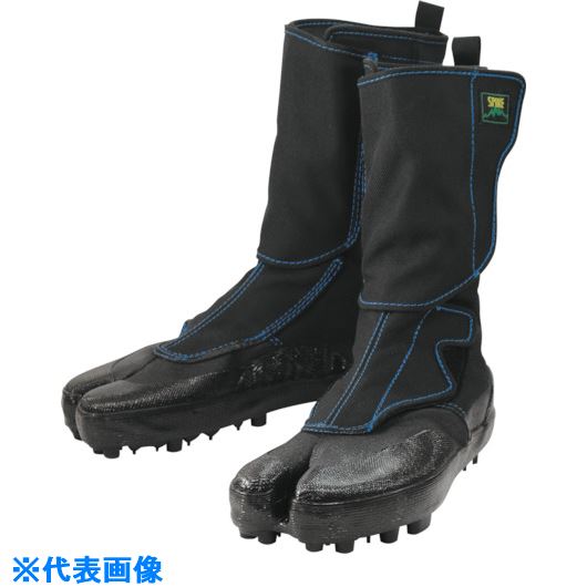 オレンジブック トラスコ中山　TRUSCOMARUGO スパイクマジック足袋2型 黒 26.0cm 〔品番:SPMTABI2BK260〕[ 注番:7860587]特長●山林作業用のスパイク地下足袋です。●切創、摩擦に強い綿とポリエステルの混...