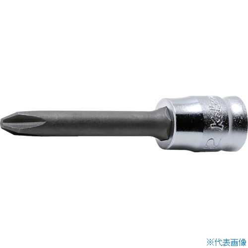 オレンジブック トラスコ中山　TRUSCOKo-ken 6.35mm差込 Z-EALプラスビットソケット全長50mmNo.3 〔品番:2000Z.503〕[ 注番:7862873]特長●狭い穴の中にあるプラスねじ対応の丸軸を採用しています。...