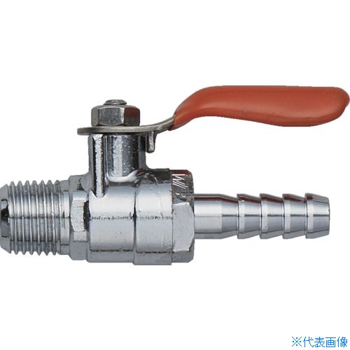 オレンジブック トラスコ中山　TRUSCOWTB ボールバルブ オレンジボールコック 接続口径D1×D2:R1/4×R1/4 〔品番:WMH208P〕[ 注番:7869436]特長●ハンドルはステンレス製採用です。●ハンドルは180°回りま...