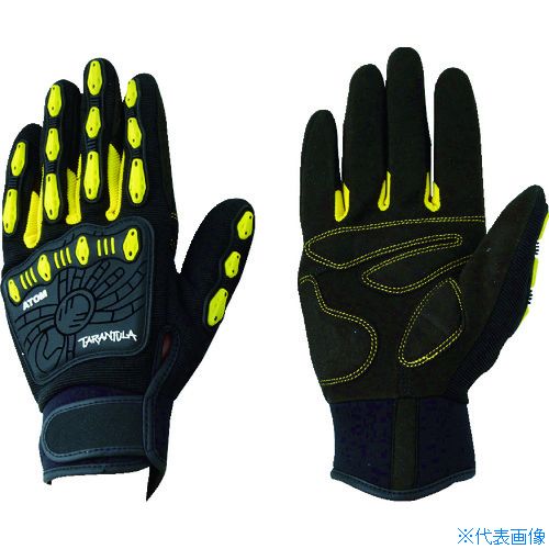オレンジブック トラスコ中山　TRUSCOアトム 合皮手袋 メカニックグローブ タランチュラ LL 〔品番:2096LL〕[ 注番:7870965]特長●手のひらには独自意匠のウレタンパッドを採用し衝撃を緩和します。●手の甲と指先をプロテク...