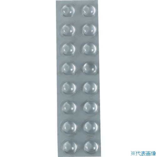 オレンジブック トラスコ中山　TRUSCO3M しっかりつくクッションゴム 丸形 11.2mm径×5.1mm厚(16個入) 〔品番:CS03〕[ 注番:7874677]特長●高い接着力で、はがれやズレに強いです。●耐久性が高くゴムの変色や劣...