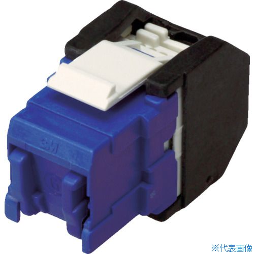 オレンジブック トラスコ中山　TRUSCOコーニング Cat6 RJ45モジュラージャック ツールレスタイプ 青 〔品番:VOLOCK6UBL〕[ 注番:7876688]特長●専用工具が不要のツールレスタイプです。●簡単に再施工が可能です。...