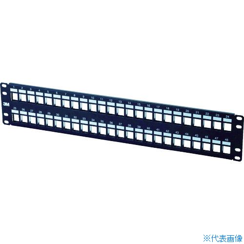 オレンジブック トラスコ中山　TRUSCOコーニング モジュラーパッチパネル 2Uサイズ 48ポート 〔品番:VOLPPUDF48KJPN〕[ 注番:7876751]特長●パッチパネルは、従来品に比べ剛性を強化しました。●マネジメントパネル...