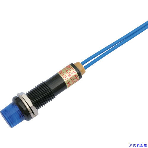 オレンジブック トラスコ中山　TRUSCOサカヅメ LED表示灯 DA−10TPBL (AC/DC200V接続)Φ10青 〔品番:DA10TPBLACDC200VB〕[ 注番:7888163]特長●抵抗器内蔵の高輝度LED表示灯です。●AC...