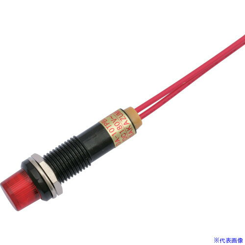 オレンジブック トラスコ中山　TRUSCOサカヅメ LED表示灯 DA−10TPBL (AC/DC200V接続)Φ10赤 〔品番:DA10TPBLACDC200VR〕[ 注番:7888198]特長●抵抗器内蔵の高輝度LED表示灯です。●AC...