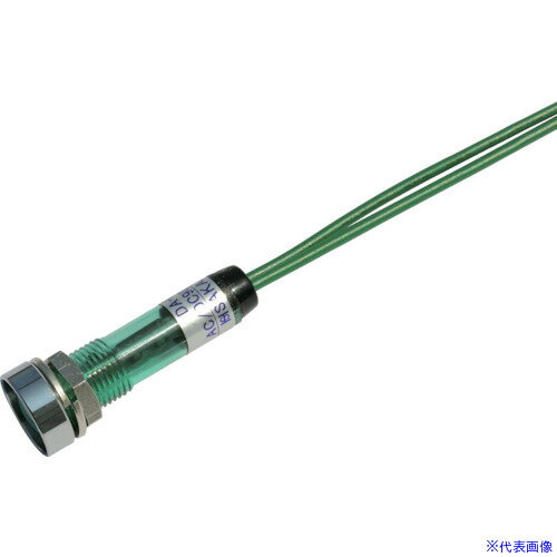 オレンジブック トラスコ中山　TRUSCOサカヅメ LED表示灯 DA−8FL−2 (AC/DC100V接続) Φ8 緑 〔品番:DA8FL2ACDC100VG〕[ 注番:7888325]特長●抵抗器内蔵の高輝度LED表示灯です。●AC/D...