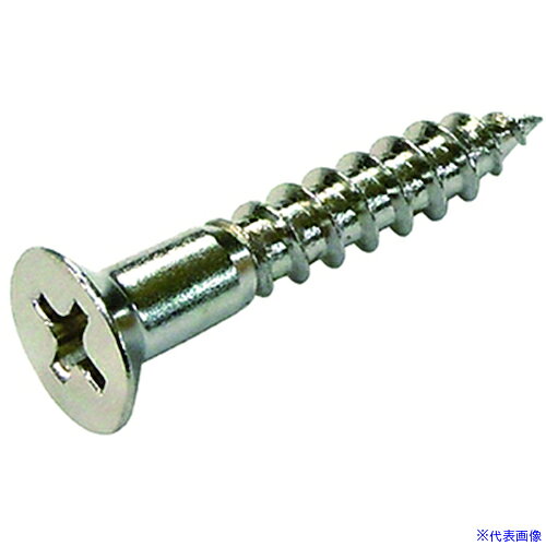 オレンジブック トラスコ中山　TRUSCODAIDOHANT 木ねじ ニッケル 4.1×25mm 8本 〔品番:00065916〕[ 注番:7894279]特長●六角ボルトタイプには、ナット・ワッシャー・スプリングワッシャーが付属しています...