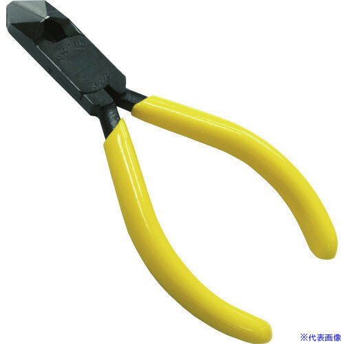 オレンジブック トラスコ中山　TRUSCOVictor 斜ニッパ(ソフトカバ−付) 全長110mm 〔品番:322B100〕[ 注番:7917953]特長●細線や銅線の切断に適しています。仕様●全長(mm)：110●刃表面形状：ラウンド刃●...