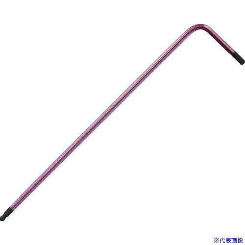 オレンジブック トラスコ中山　TRUSCOVESSEL 六角棒レンチ レインボールL型レンチ 8900BP 対辺1.5mm (1本入) 〔品番:8900BP15〕[ 注番:7919239]特長●工具箱の中で探しやすいように、サイズごとに色分...