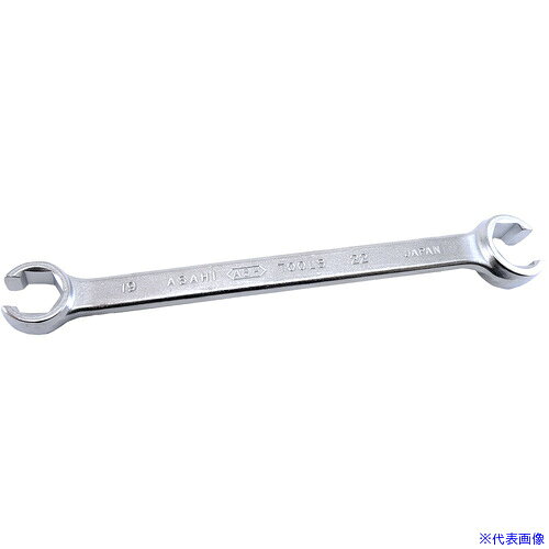 オレンジブック トラスコ中山　TRUSCOASH 両口フレアーナットレンチ19mm×22mm 〔品番:FW1922〕[ 注番:7920156]特長●パイプの途中にあるナットの締結や、配管継手作業、カーメンテナンスに最適です。●カーメンテナン...