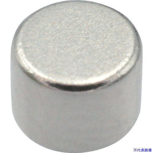 オレンジブック トラスコ中山　TRUSCOTRUSCO ネオジム磁石 丸形 外径4mmX厚み3mm 1個入 〔品番:TN43R1P〕[ 注番:7922132]特長●磁石の中で最強の磁場をもつネオジム磁石です。用途●センサーやモーター部品とし...