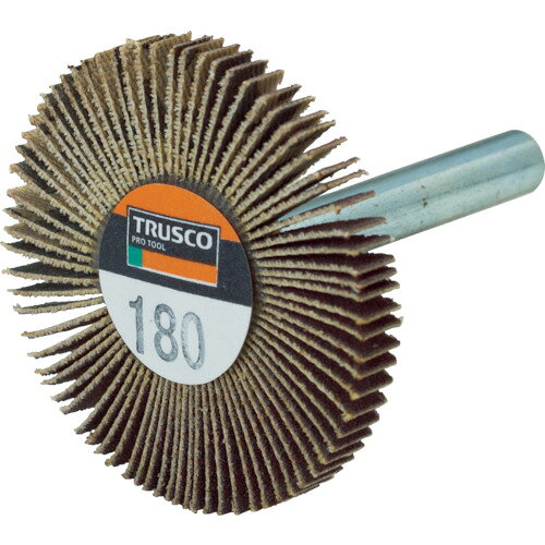 オレンジブック トラスコ中山　TRUSCOTRUSCO 薄型フラップホイール 50X5X6 #180 5個入 〔品番:UF5005180〕[ 注番:7933592]特長●細かい部品加工・修正作業に最適です。●極小のバリ取り作業に使用できます...