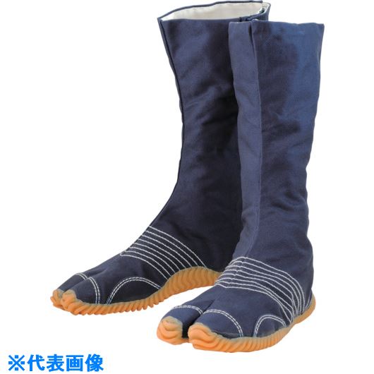 オレンジブック トラスコ中山　TRUSCOMARUGO ジョグ地下(12枚馳) 紺 25.5cm 〔品番:JOG12N255〕[ 注番:7971028]特長●土木・建築作業用地下足袋です。●高所作業に適した貼付タイプです。用途●土木・建築作...