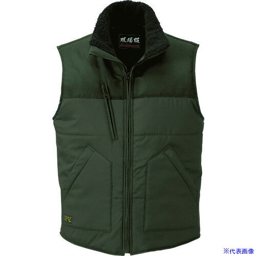 オレンジブック トラスコ中山　TRUSCOXEBEC 223 現場服 防寒ベスト M OD 〔品番:22364M〕[ 注番:7996101]特長●見た目の格好良さと抜群の防寒性、過酷な環境でも快適な防寒服です。用途●現場作業用。仕様●色：O...