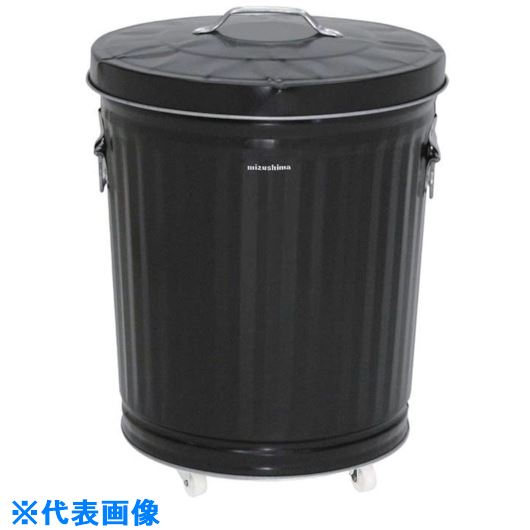 オレンジブック トラスコ中山　TRUSCOミヅシマ ダストBOX33C ブラック 〔品番:3670343〕[ 注番:8020877]特長●リビングやキッチン、サニタリー等のあらゆる生活空間で使用可能な屑入れです●サビに強く耐久性に優れていま...