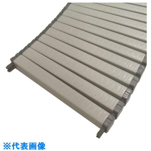 オレンジブック トラスコ中山　TRUSCOミヅシマ フリーハードルST-II ♯150 グレー/アイボリー 〔品番:4312200〕[ 注番:8020969]特長●直線、曲線にも対応可能●樹脂製の溝蓋です用途●プール●浴室●ケアハウス等の水...