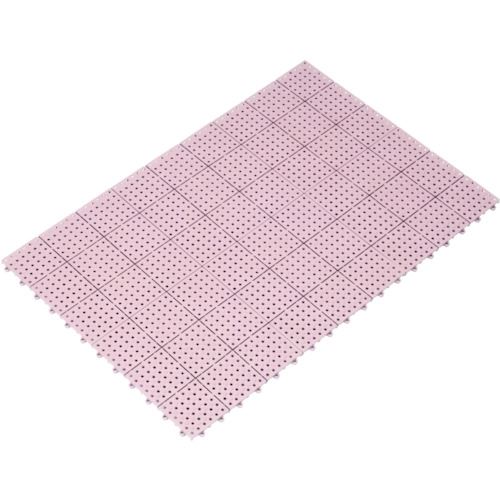 オレンジブック トラスコ中山　TRUSCOミヅシマ パレスチェッカー 本体 ピンク 〔品番:4220271〕[ 注番:8021146]特長●素足にやさしいジョイント式マットです。用途●バルコニー●テラス●ベランダ●シャワー室●ロッカールーム...