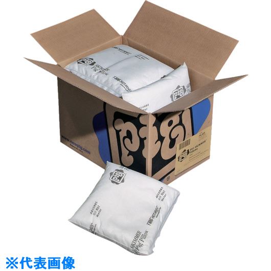 オレンジブック トラスコ中山　TRUSCOpig ピグスキマーピロー (小型/箱) (10個入) 〔品番:PIL405〕[ 注番:8051708]特長●油のみを吸収し、水は吸収しません。●丈夫なポリプロピレン製カバーです。用途●オイル専用。...