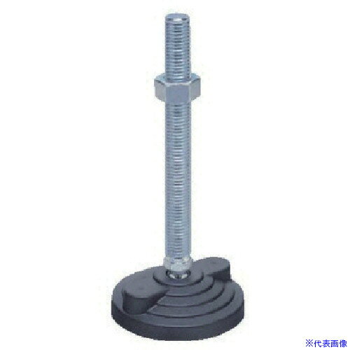 オレンジブック トラスコ中山　TRUSCOELESA エンプラレベリングパッド 〔品番:LVF80L24A〕[ 注番:8053786]特長●スイベル構造で傾斜した状態でも18000Nの荷重に耐えられます。●パッドは耐水・耐食性に優れたエンプ...
