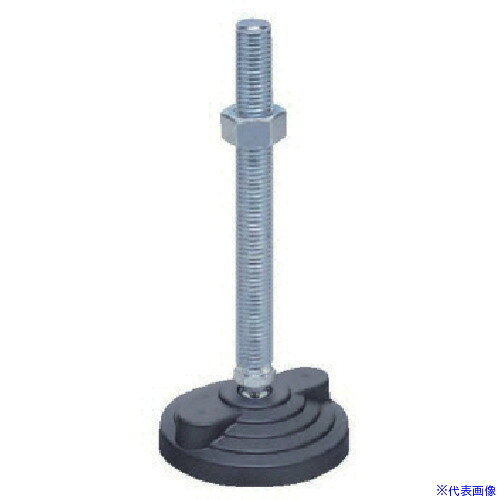 オレンジブック トラスコ中山　TRUSCOELESA エンプラレベリングパッド 〔品番:LVF80S12A〕[ 注番:8053798]特長●スイベル構造で傾斜した状態でも16000Nの荷重に耐えられます。●パッドは耐水・耐食性に優れたエンプ...