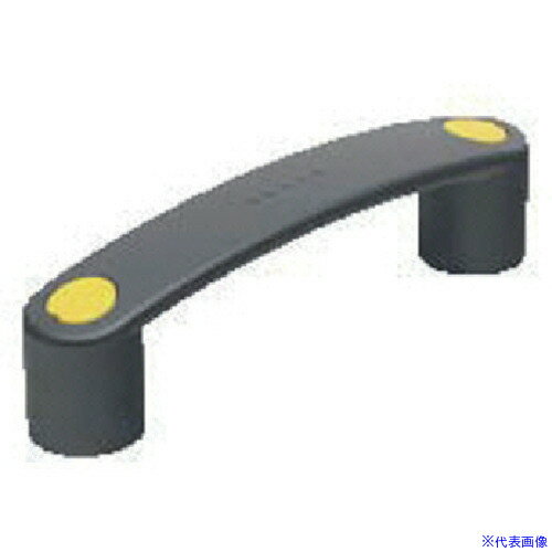 オレンジブック トラスコ中山　TRUSCOELESA エルゴアーチグリップ ねじ径M6×1.0 〔品番:EAG110BYE〕[ 注番:8056314]特長●握り部の曲線デザインが美観と作業性を高めます。仕様●ねじ深さ(mm)：12●ねじ径：...