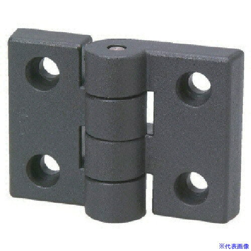 オレンジブック トラスコ中山　TRUSCOELESA エンプラフラットヒンジ 〔品番:EFH7050BHH〕[ 注番:8056467]特長仕様仕様2●エンプラフラットヒンジ材質/仕上●本体：ポリアミド つや消しブラック●ピン：SUS303セ...