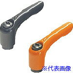 オレンジブック トラスコ中山　TRUSCOkipp クランプレバー 〔品番:FKR10X60BR〕[ 注番:8056968]特長仕様●ねじ寸法：M10×1.5●ねじ長さ(mm)：60●回し半径(mm)：80●色：ブラック仕様2●クランプレバ...