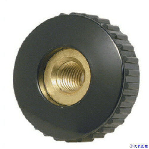 オレンジブック トラスコ中山　TRUSCOELESA ナールドノブ 外径31mm ねじ径M10X1.5 〔品番:KN30TA〕[ 注番:8057438]特長●外周ローレットが操作性を向上させます。仕様●外径(mm)：31●ノブ高さ(mm)：...