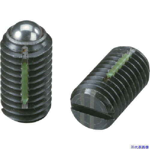 オレンジブック トラスコ中山　TRUSCOkipp ボールプランジャー ねじ径M4×0.70 〔品番:LBSTH4〕[ 注番:8057524]特長●ネジ部本体にスプリングを内蔵し、押し圧によってボールをストロークし位置決めします。●ロングロ...