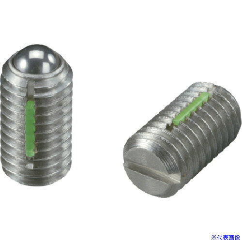 オレンジブック トラスコ中山　TRUSCOkipp ボールプランジャー ねじ径M16×2.00 〔品番:LBSU16〕[ 注番:8057536]特長●ネジ部本体にスプリングを内蔵し、押し圧によってボールをストロークし位置決めします。●ロング...