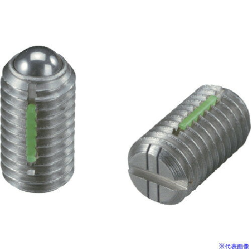 オレンジブック トラスコ中山　TRUSCOkipp ボールプランジャー ねじ径M12×1.75 〔品番:LBSUH12〕[ 注番:8057550]特長●ネジ部本体にスプリングを内蔵し、押し圧によってボールをストロークし位置決めします。●ロン...