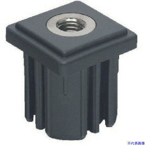 オレンジブック トラスコ中山　TRUSCOELESA 角パイプ用ジョイント 〔品番:NDQ50X2M16〕[ 注番:8058027]特長仕様仕様2●角パイプ用ジョイント材質/仕上●本体：ポリアミド(ガラス繊維強化) ブラック●インサート：黄...