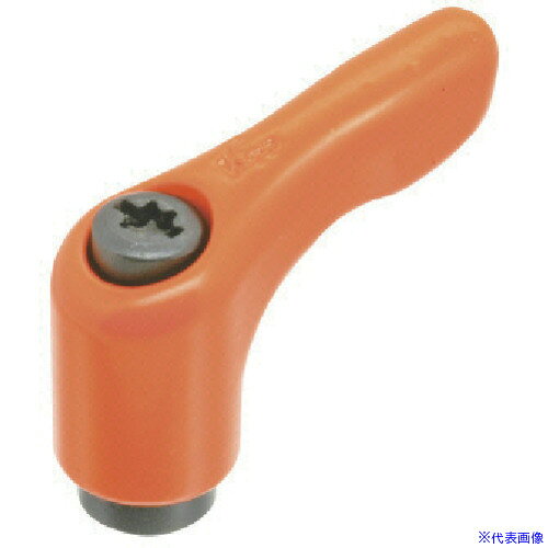 オレンジブック トラスコ中山　TRUSCOkipp ミニクランプレバー 〔品番:MKF4OG〕[ 注番:8060894]特長●半径(30mm)の回転でクランプできます。仕様仕様2●ミニクランプレバー材質/仕上●レバー：亜鉛ダイキャスト(ZD...